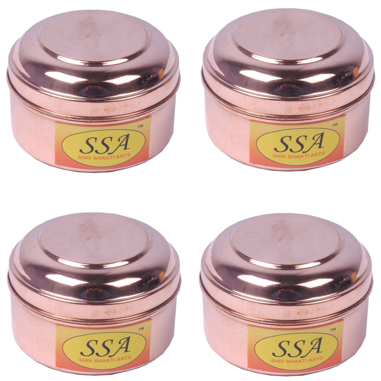 handmade copper storage boxes