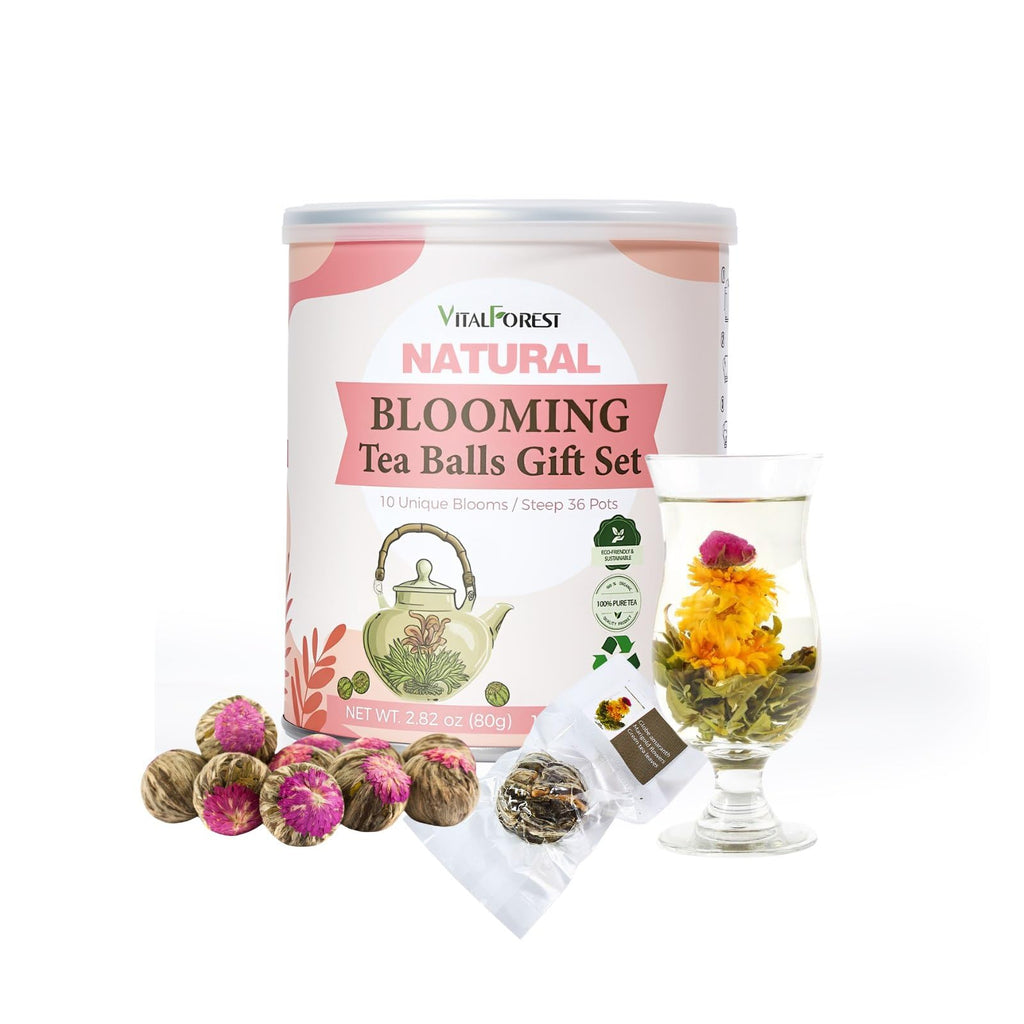 handmade flowering tea balls gift