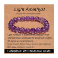handmade gemstone bracelet amethyst