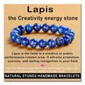 handmade lapis lazuli bracelet