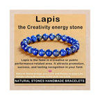 handmade lapis lazuli bracelet