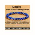 handmade lapis lazuli bracelet