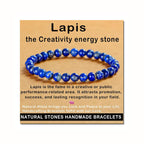 handmade lapis lazuli bracelet