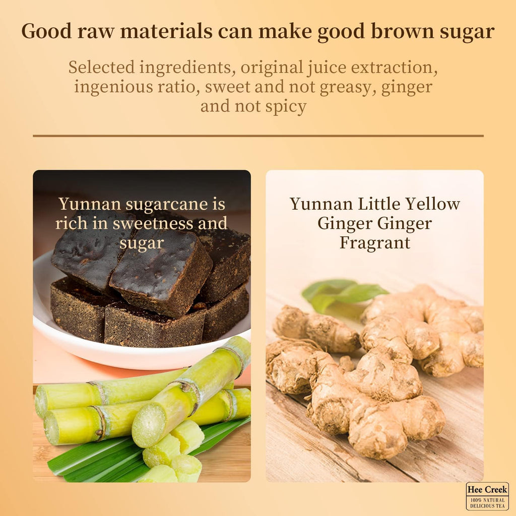 handmade old brown sugar ginger tea