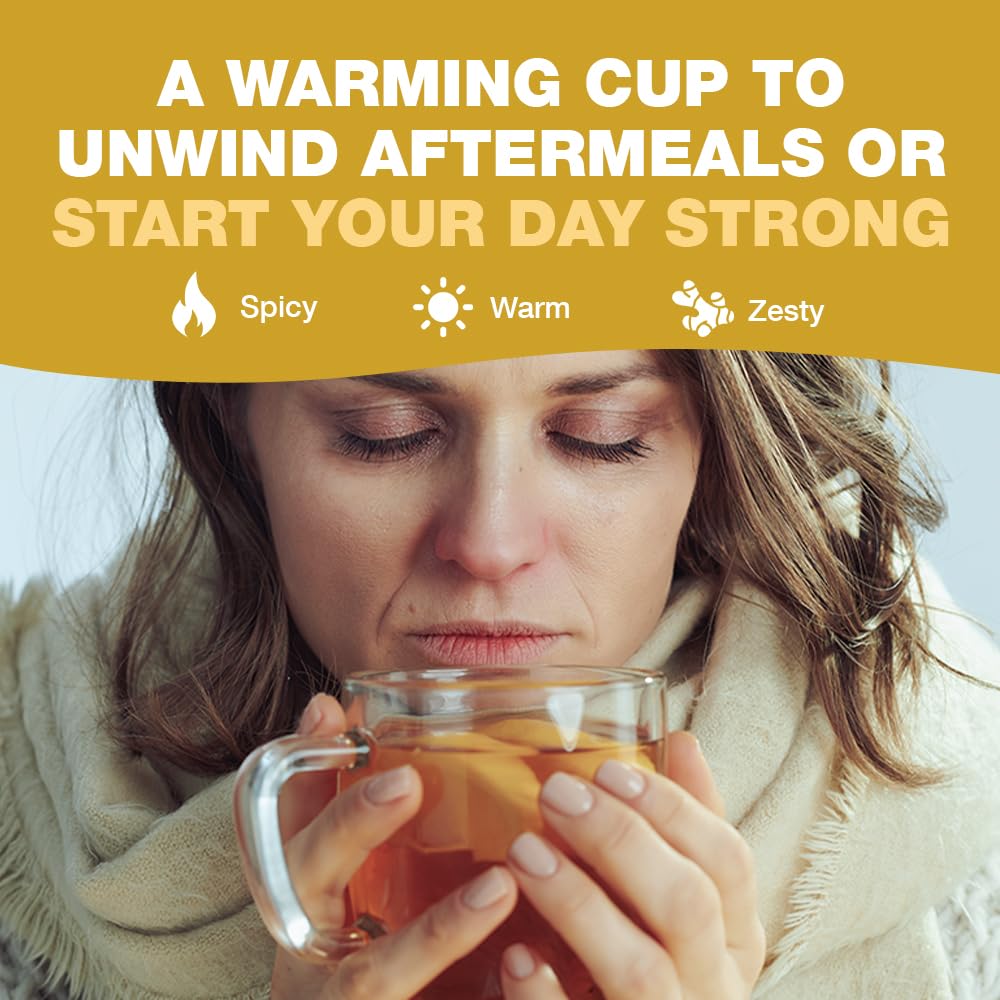 handpick ginger tea for energy