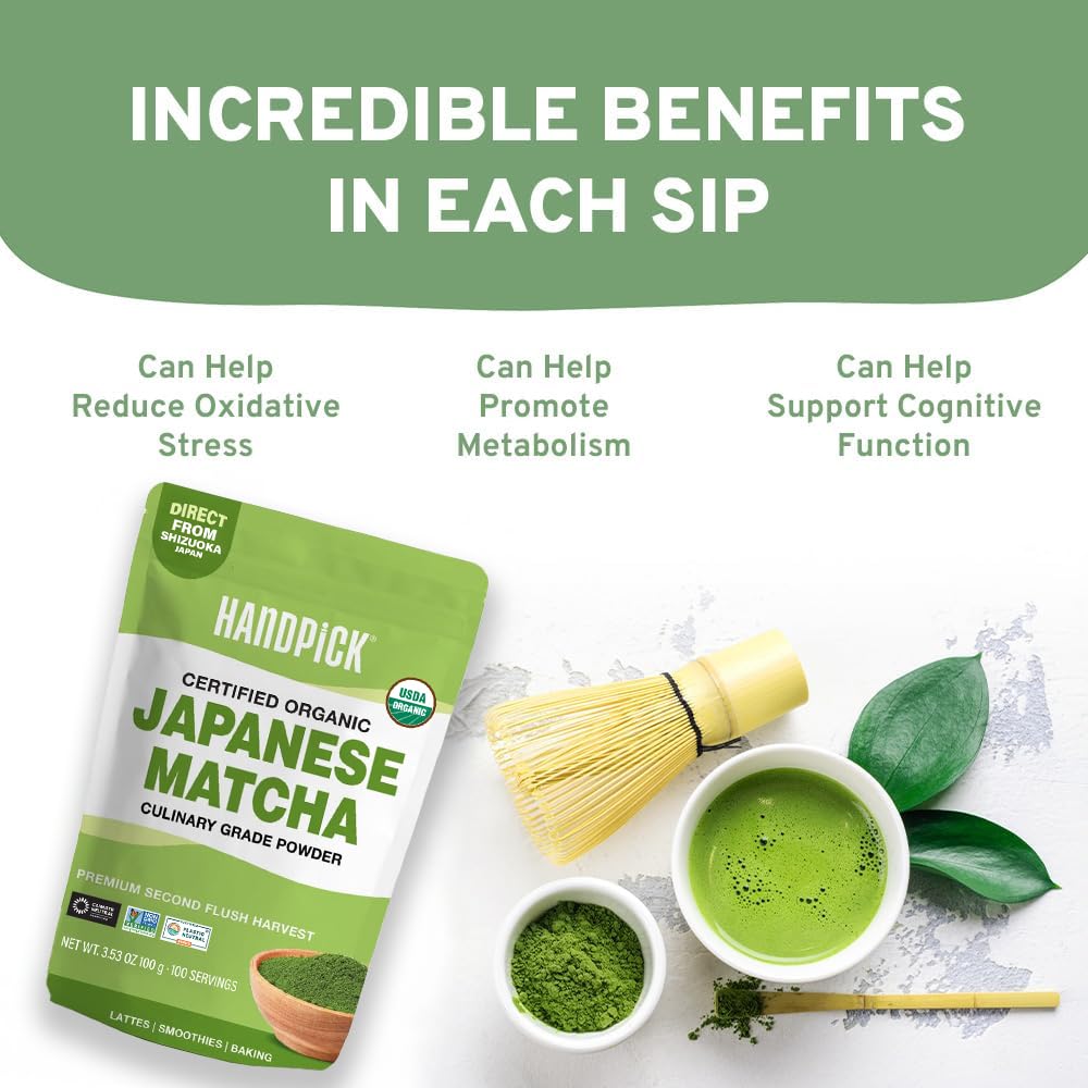 handpick matcha for baking