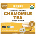 handpick organic chamomile tea bags
