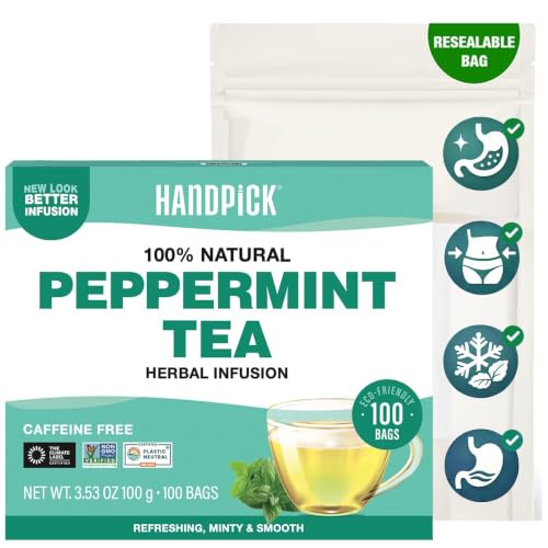 HANDPICK peppermint tea eco-friendly bags