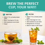 HANDPICK spearmint tea for a refreshing brew