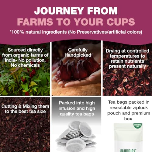 handpicked hibiscus tea for wellness