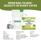 handpicked lemongrass tea for soothing