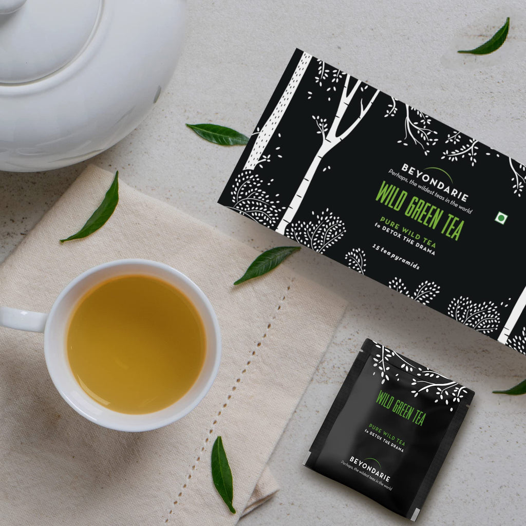 handpicked long leaves green tea