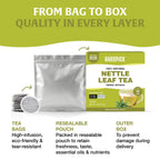 handpicked nettle tea for detox