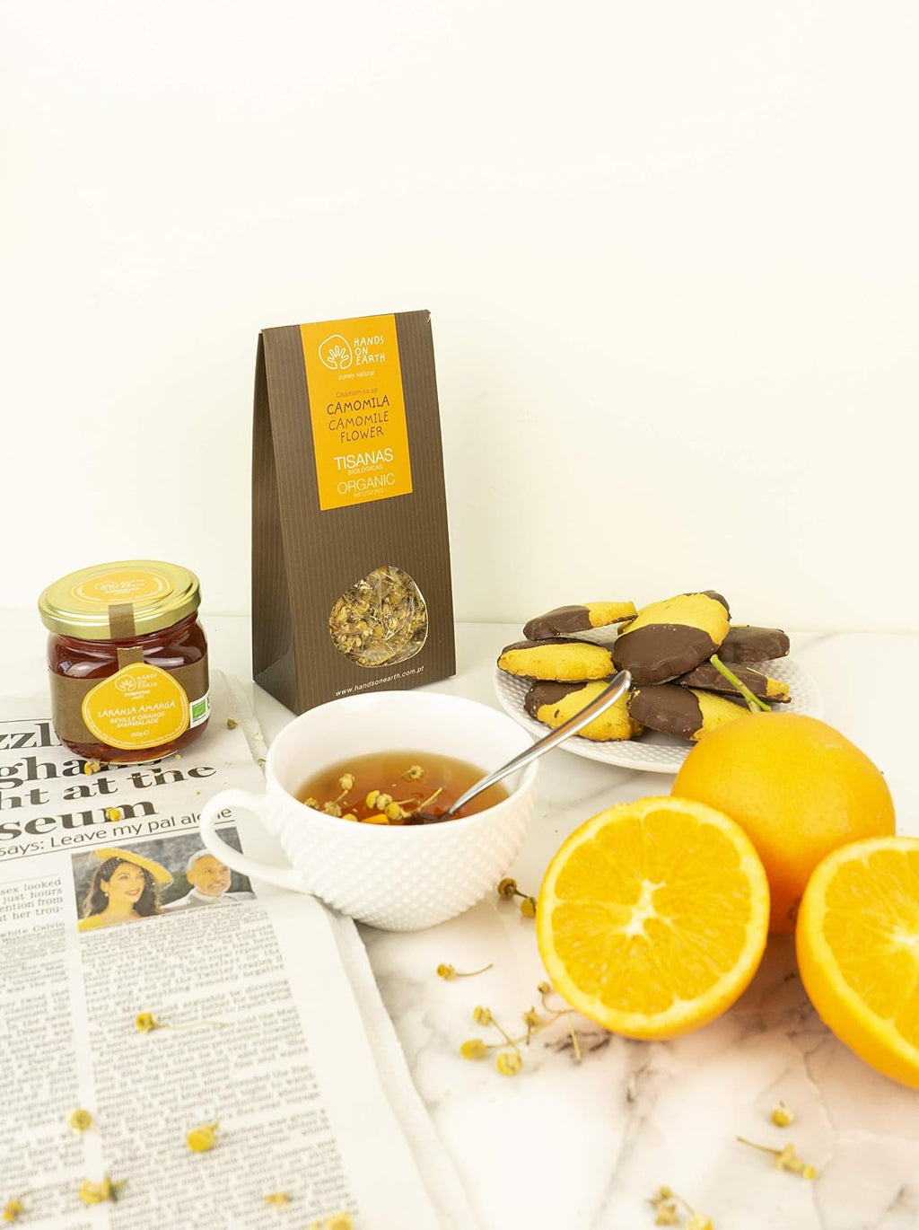 Hands on Earth chamomile infusion