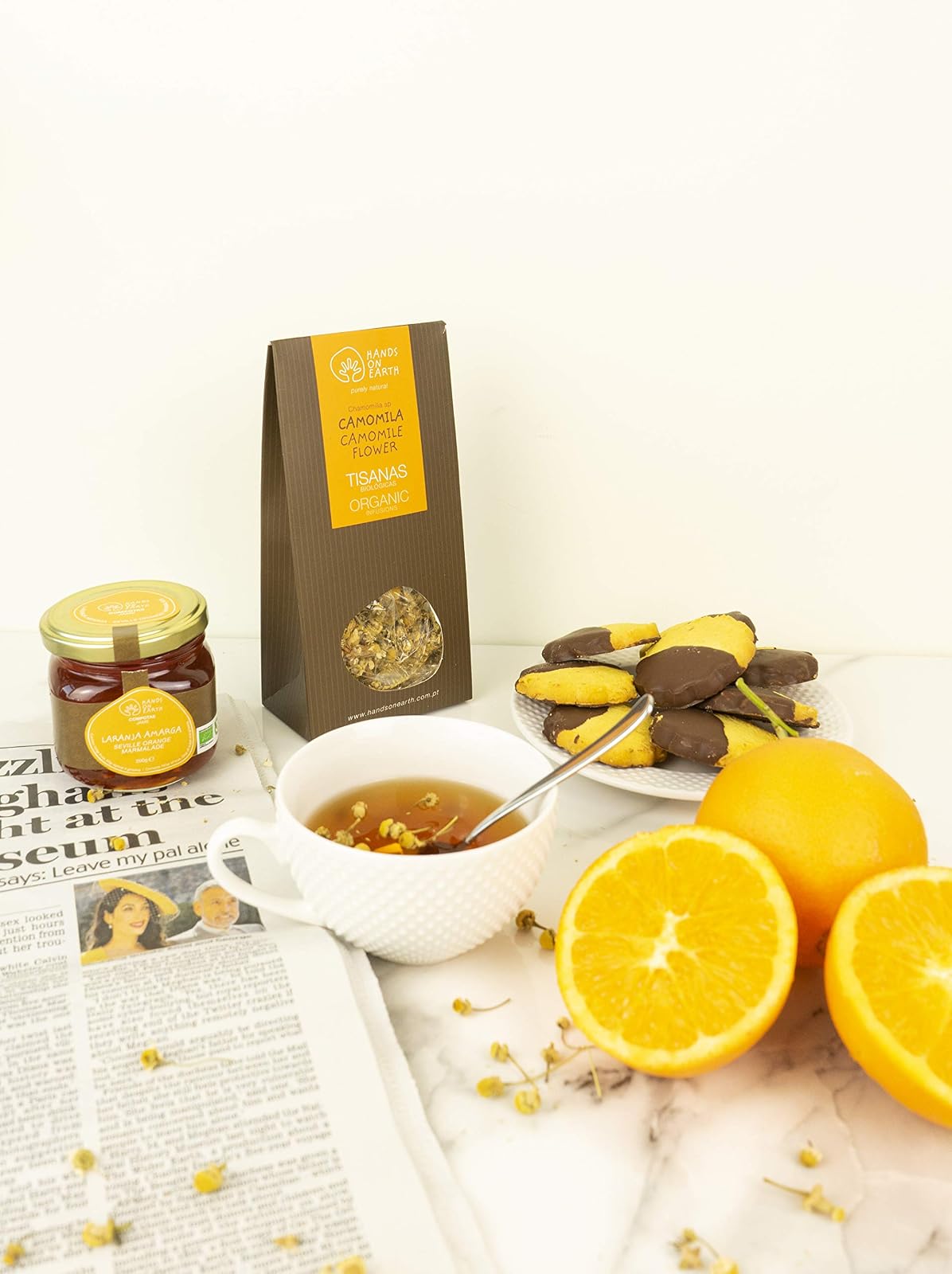 Hands on Earth chamomile infusion