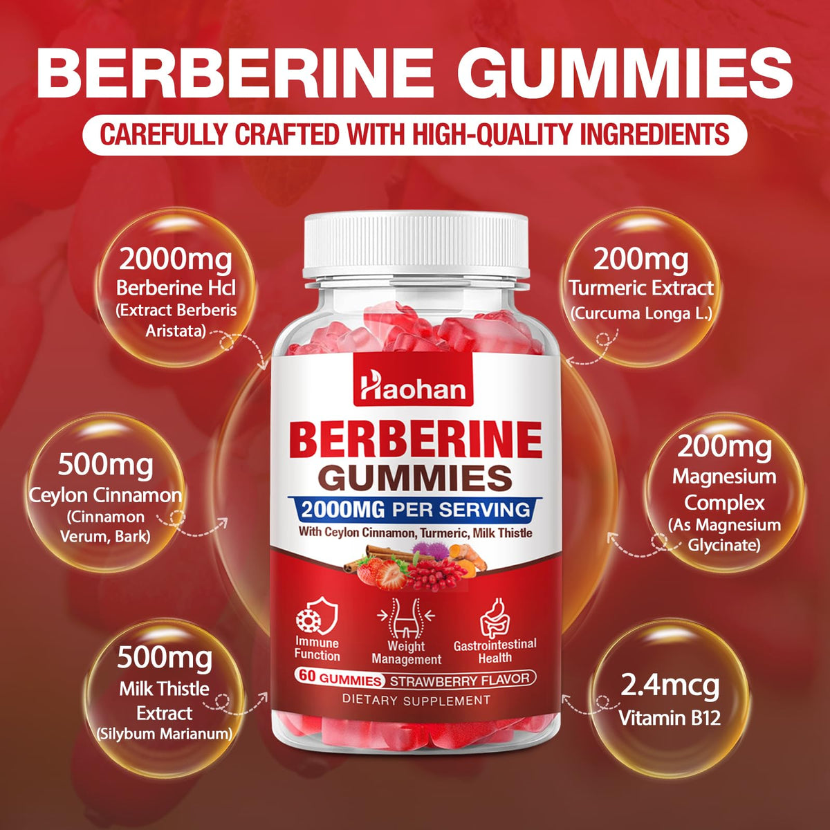 Haohan Berberine for blood sugar support