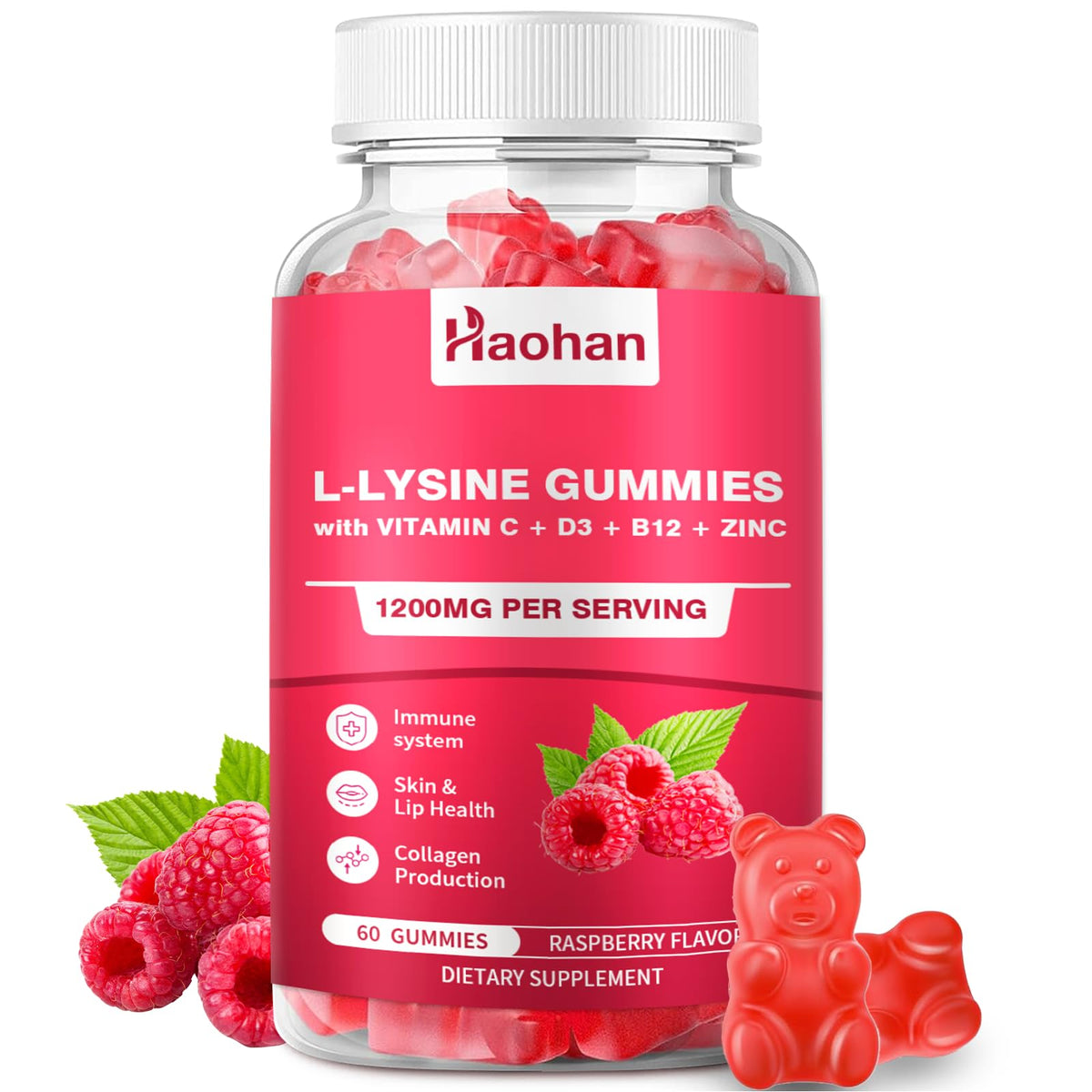 Haohan L-Lysine gummies for immune support