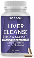 Happee milk thistle detox supplement