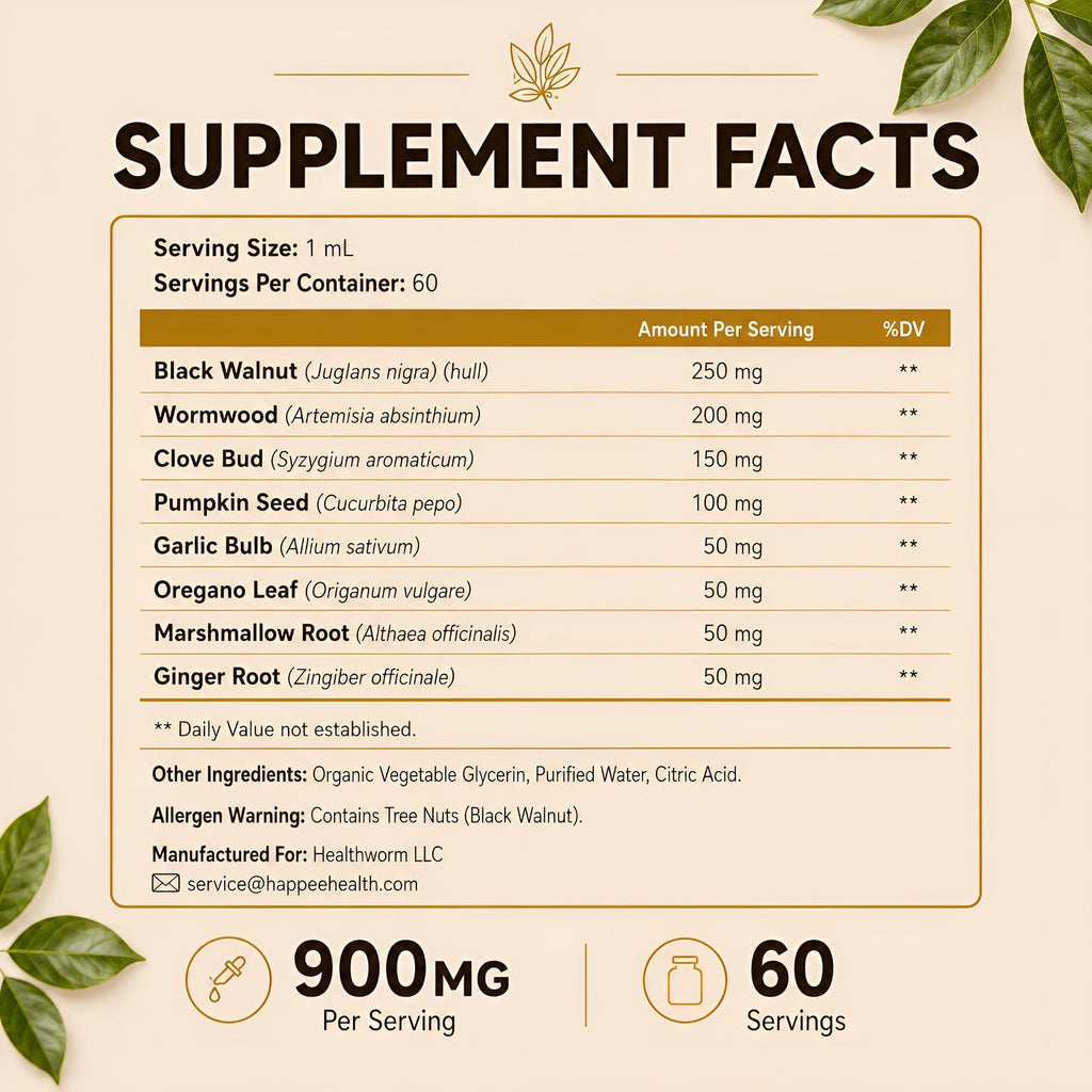 Happee ParaPure herbal detox solution