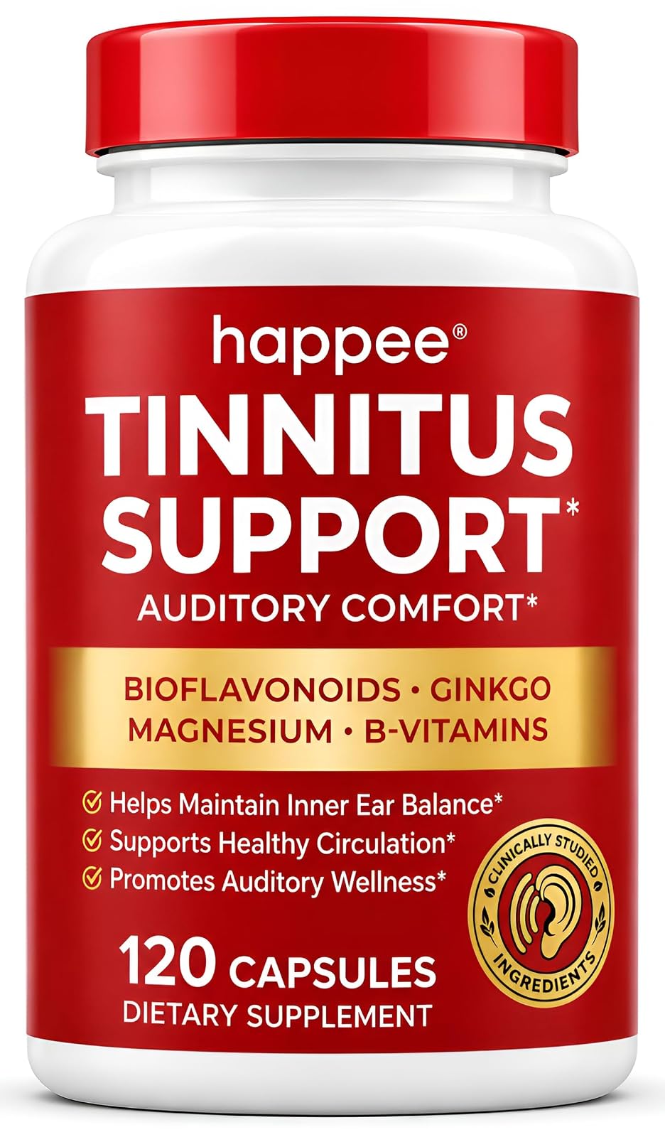 Happee tinnitus supplement for relief