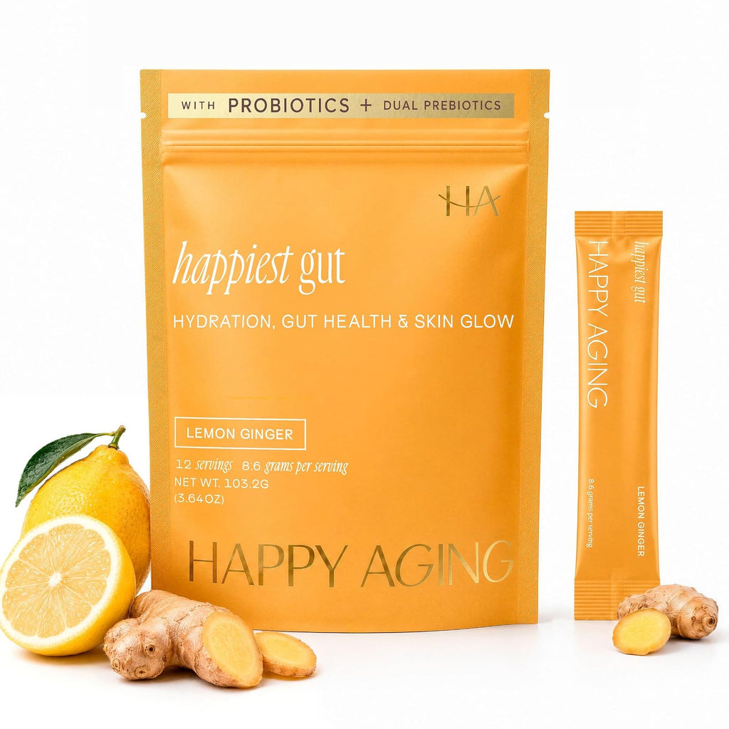 Happy Aging gut hydration powder sticks