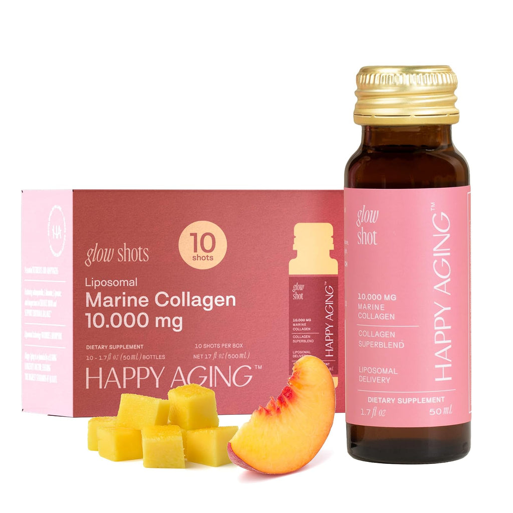 Happy Aging marine collagen peptides shots