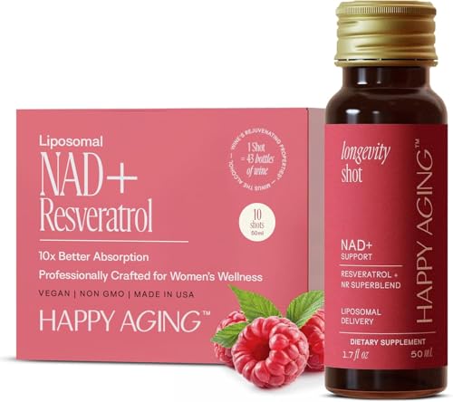 Happy Aging NAD+ antioxidant shots