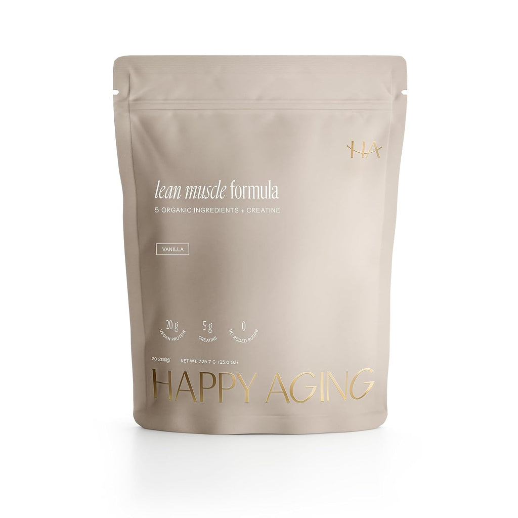 Happy Aging vegan protein powder benefits