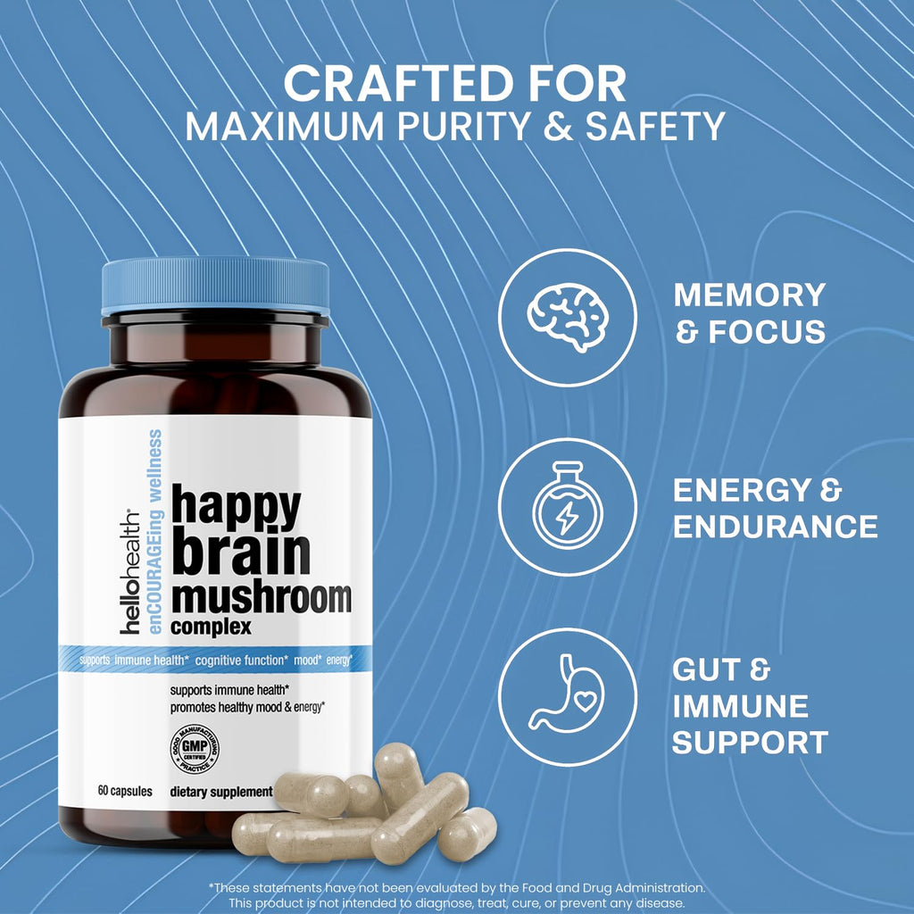Happy Brain adaptogens for mental clarity