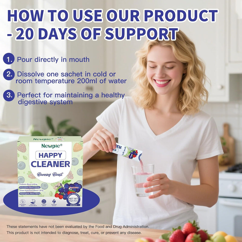 Happy Cleaner probiotics for a happy gut
