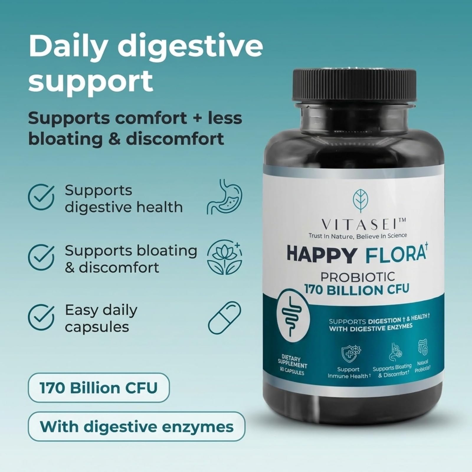 Happy Flora kids probiotic capsules