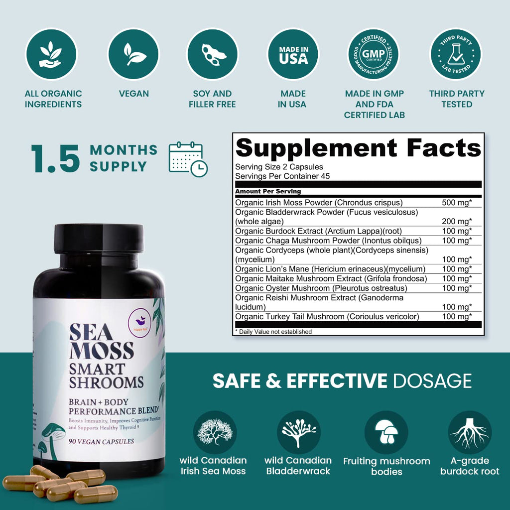 HAPPY FOX mushroom complex capsules