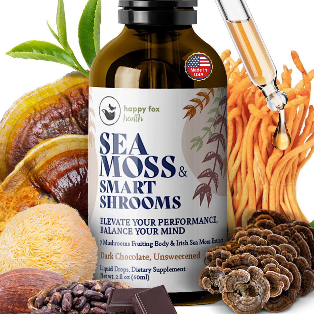 HAPPY FOX sea moss supplement benefits