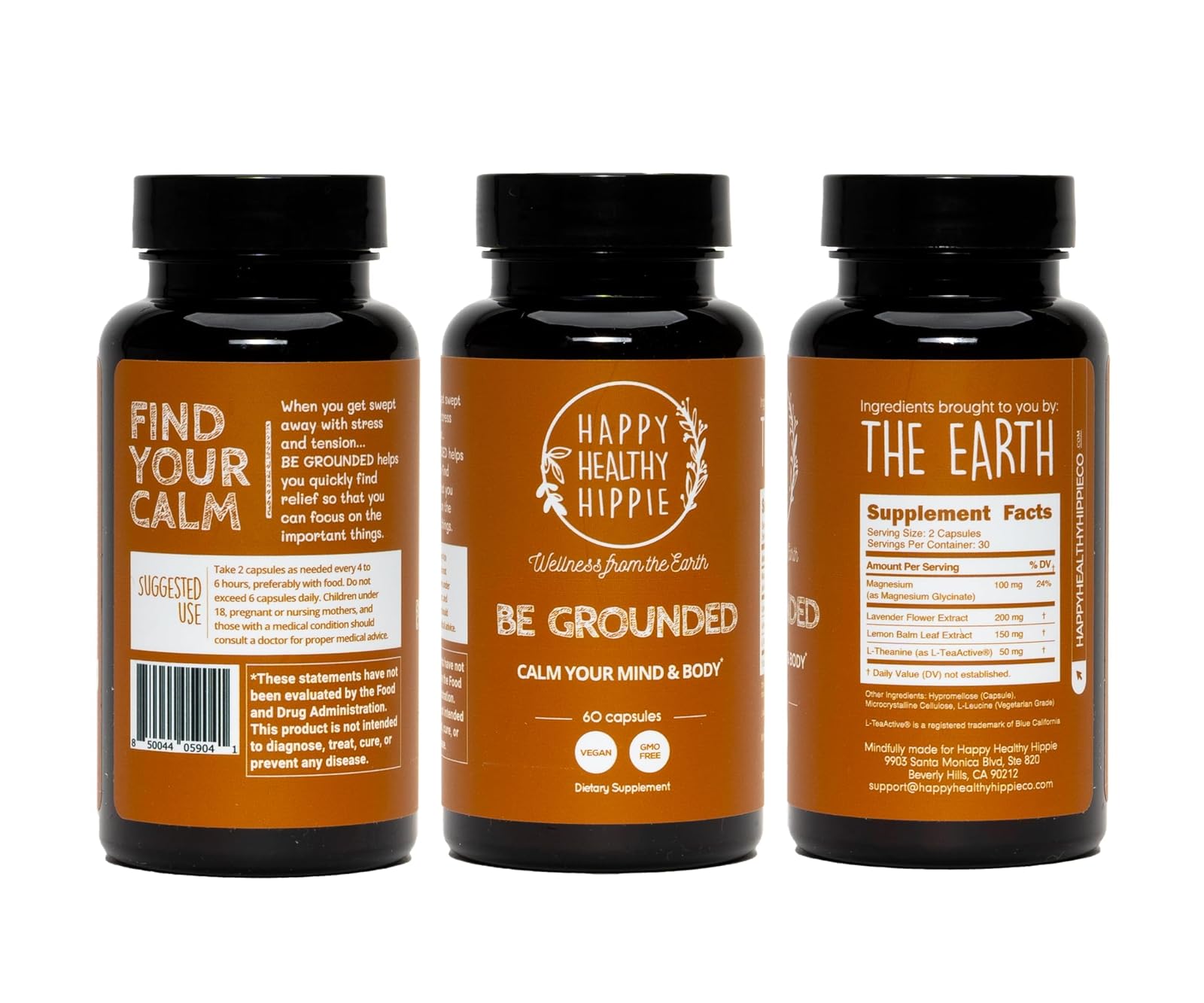 Happy Healthy Hippie lavender capsules