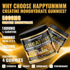 Happyummmm creatine gummy convenient supplement
