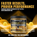 Happyummmm creatine gummy supports athletic performance