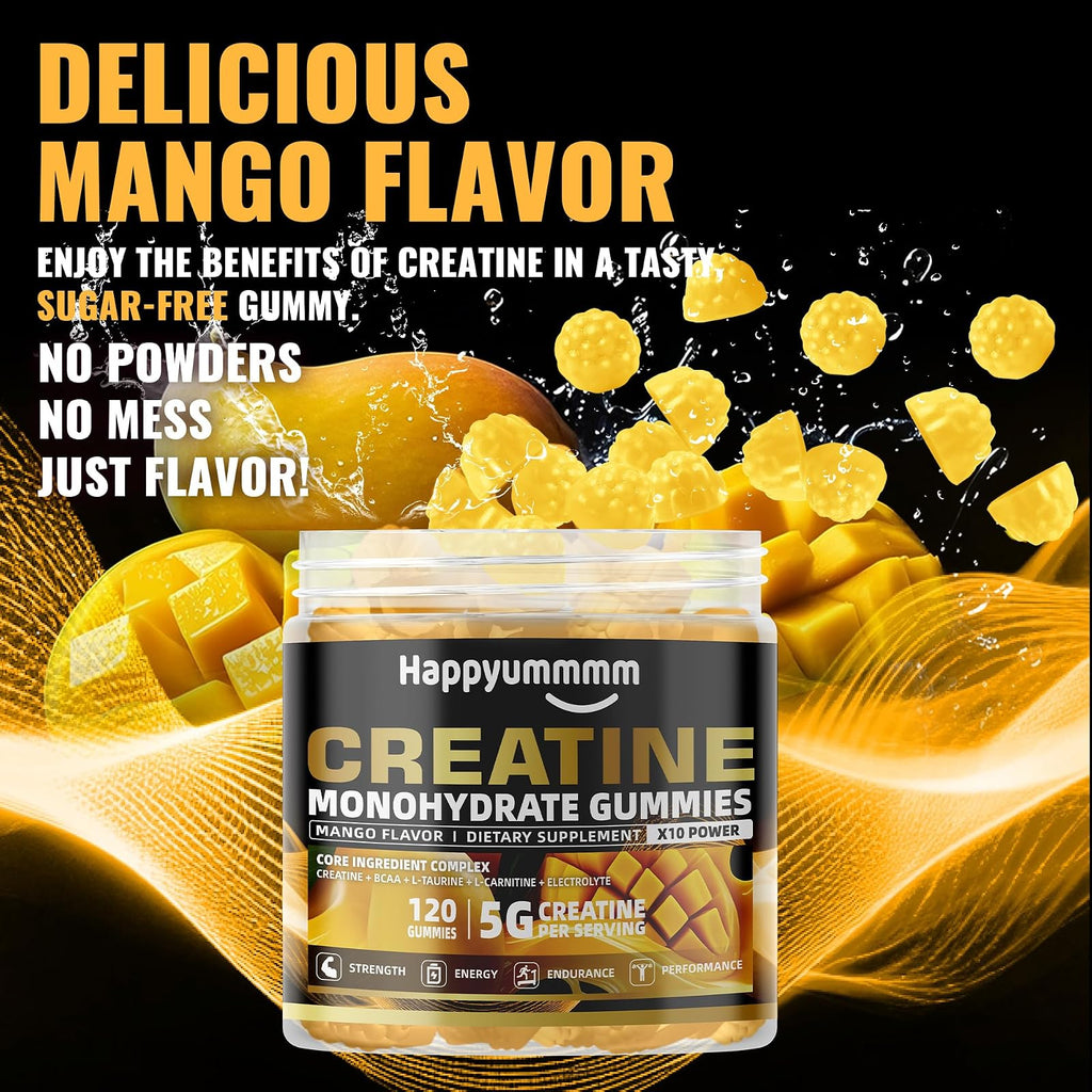 Happyummmm creatine gummy tasty workout fuel