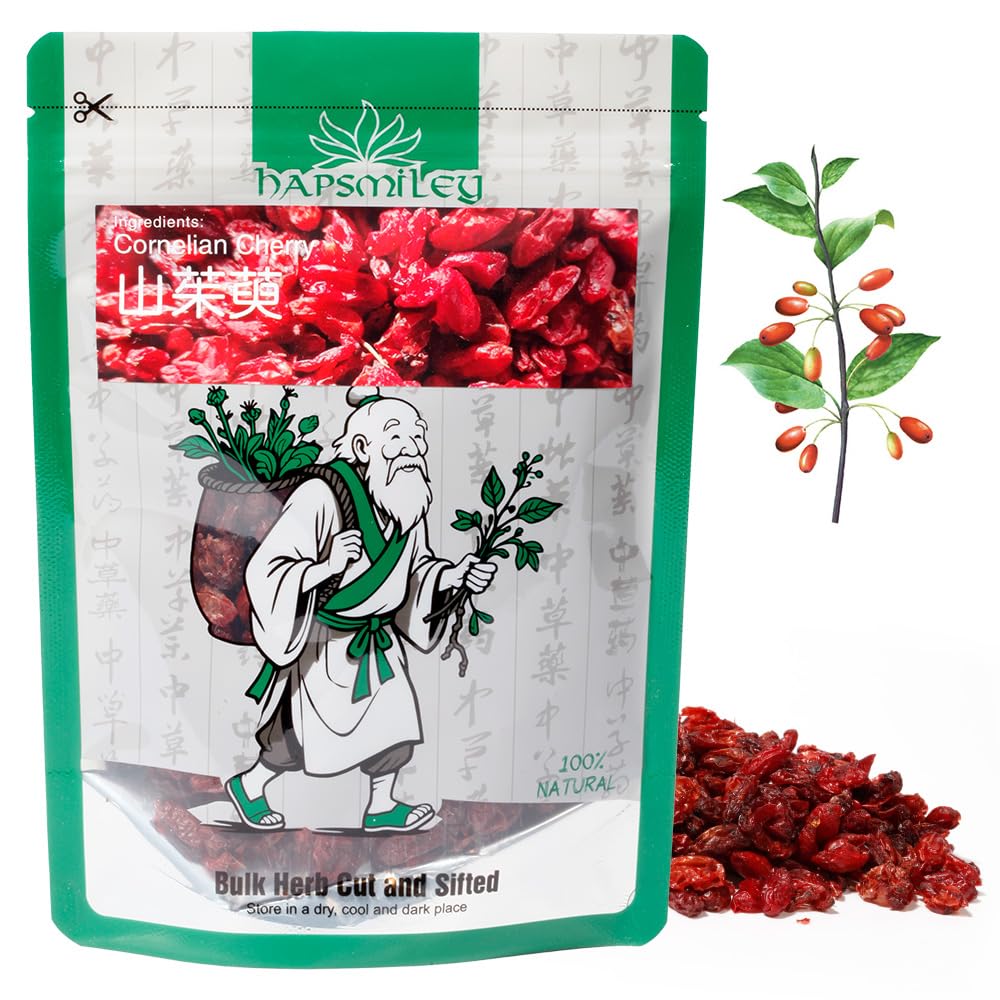 Hapsmiley dried Cornelian cherry herbs