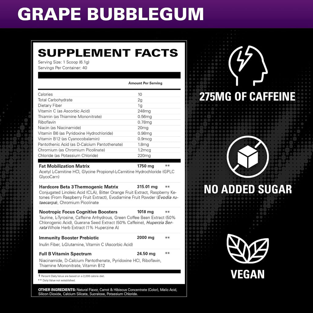 hardcore pre-workout powder for athletes