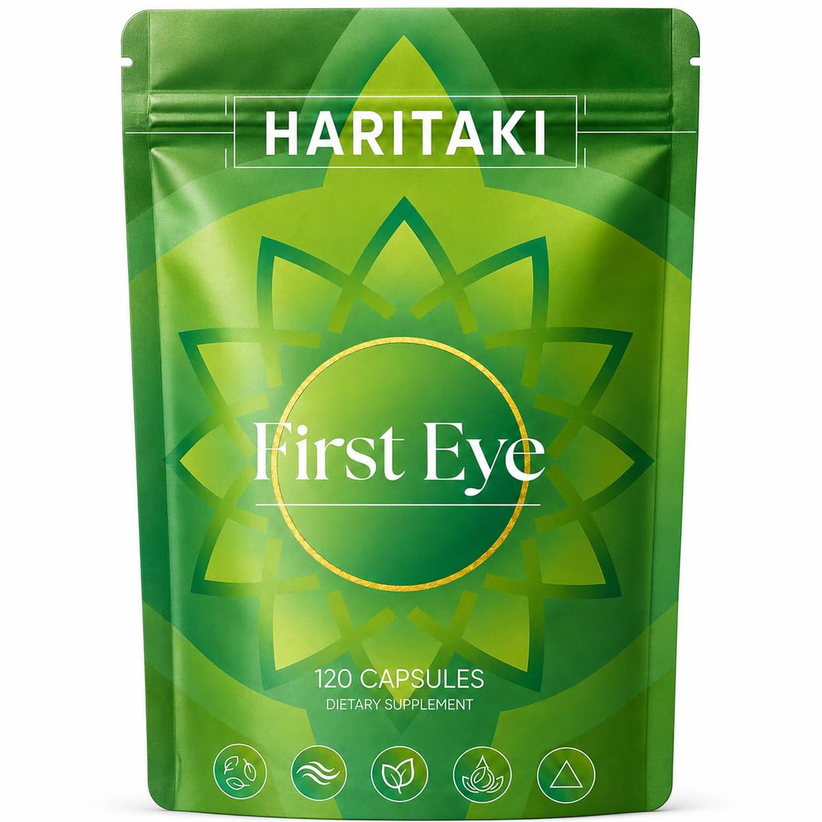 Haritaki organic capsules for wellness