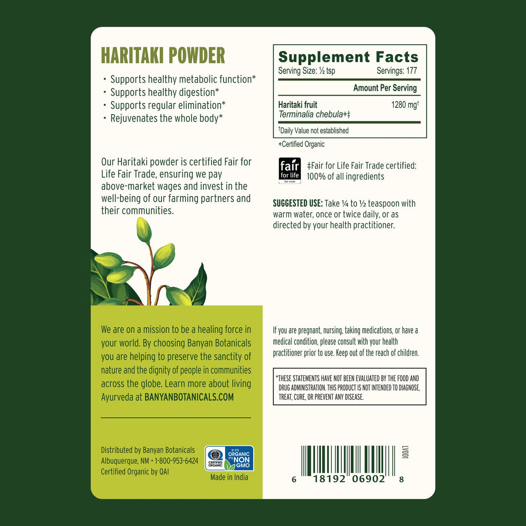haritaki powder for detox support