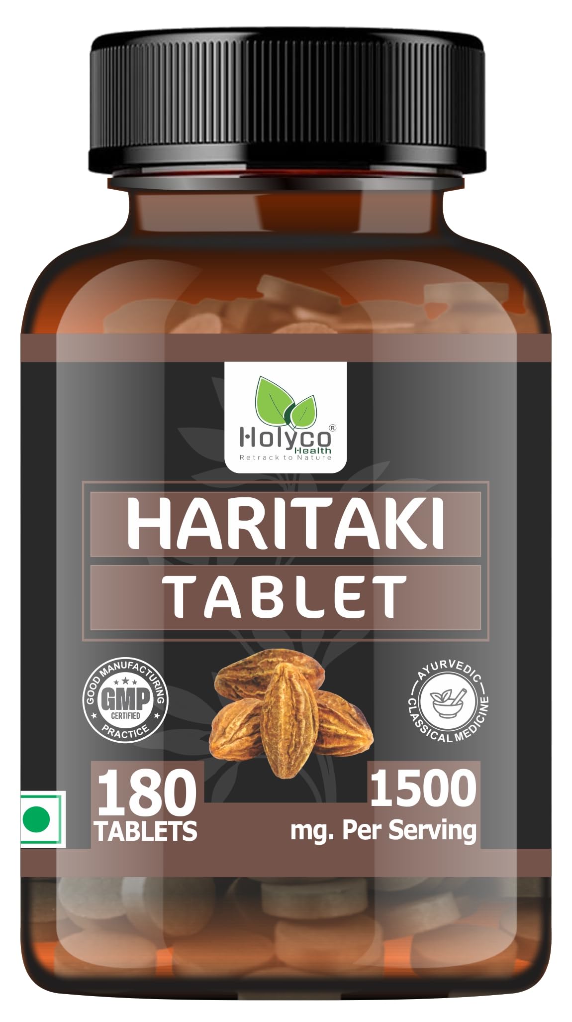 Haritaki tablets for detox support
