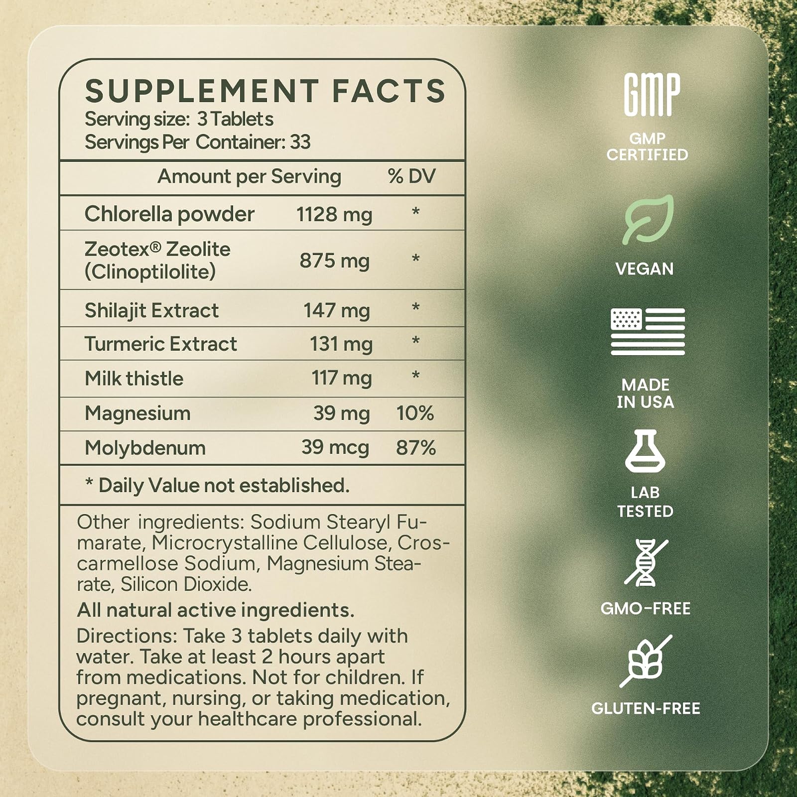 Harmonex trace minerals for vitality