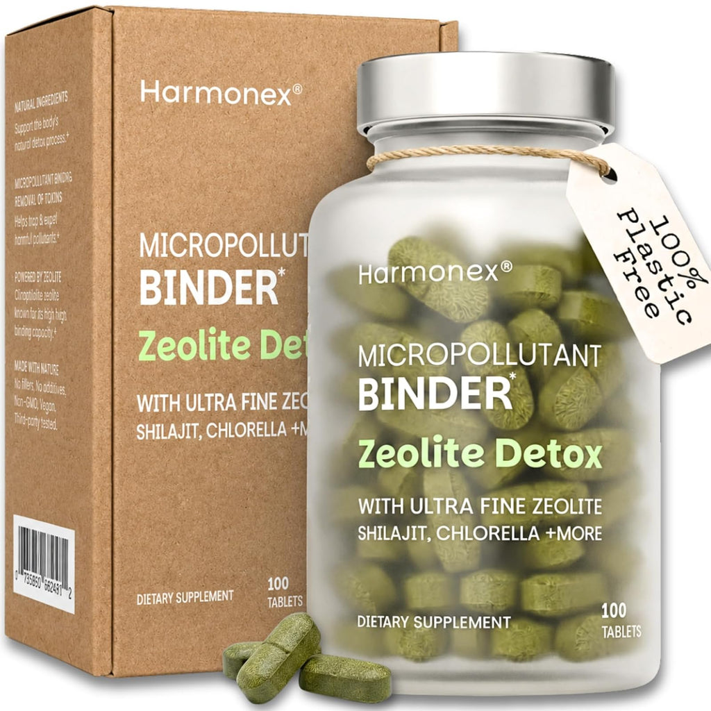 Harmonex Zeolite Detox vegan tablets