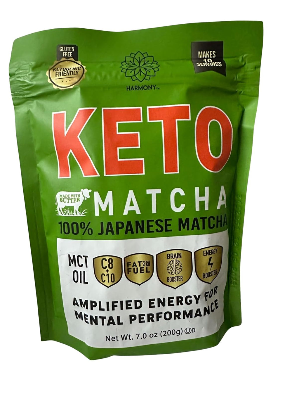 Harmony Keto Matcha instant drink mix