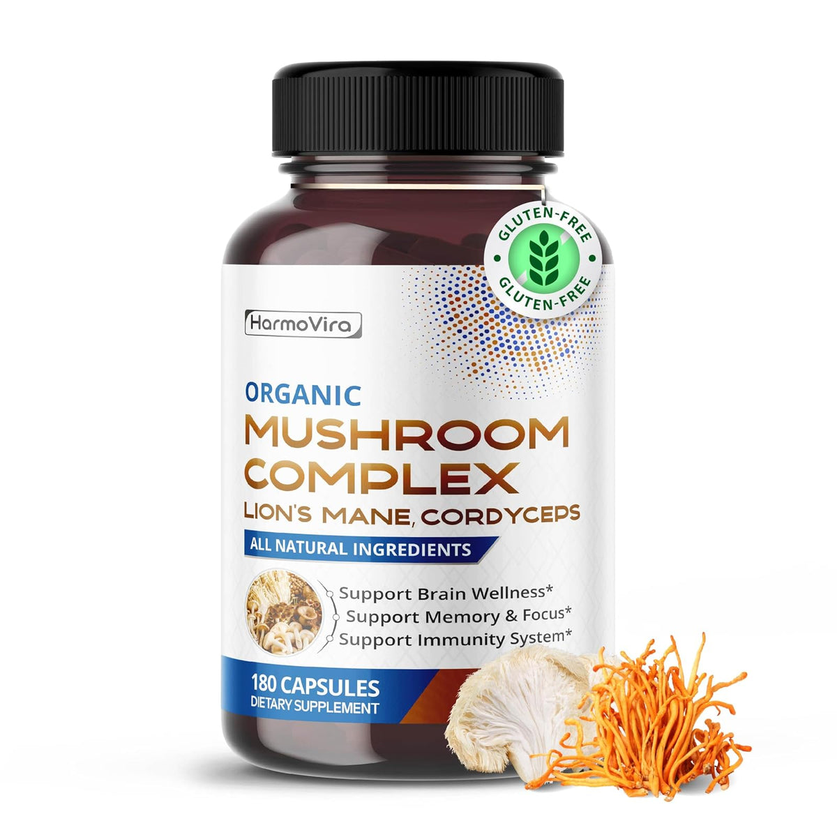 HarmoVira 11-Mushroom Complex capsules