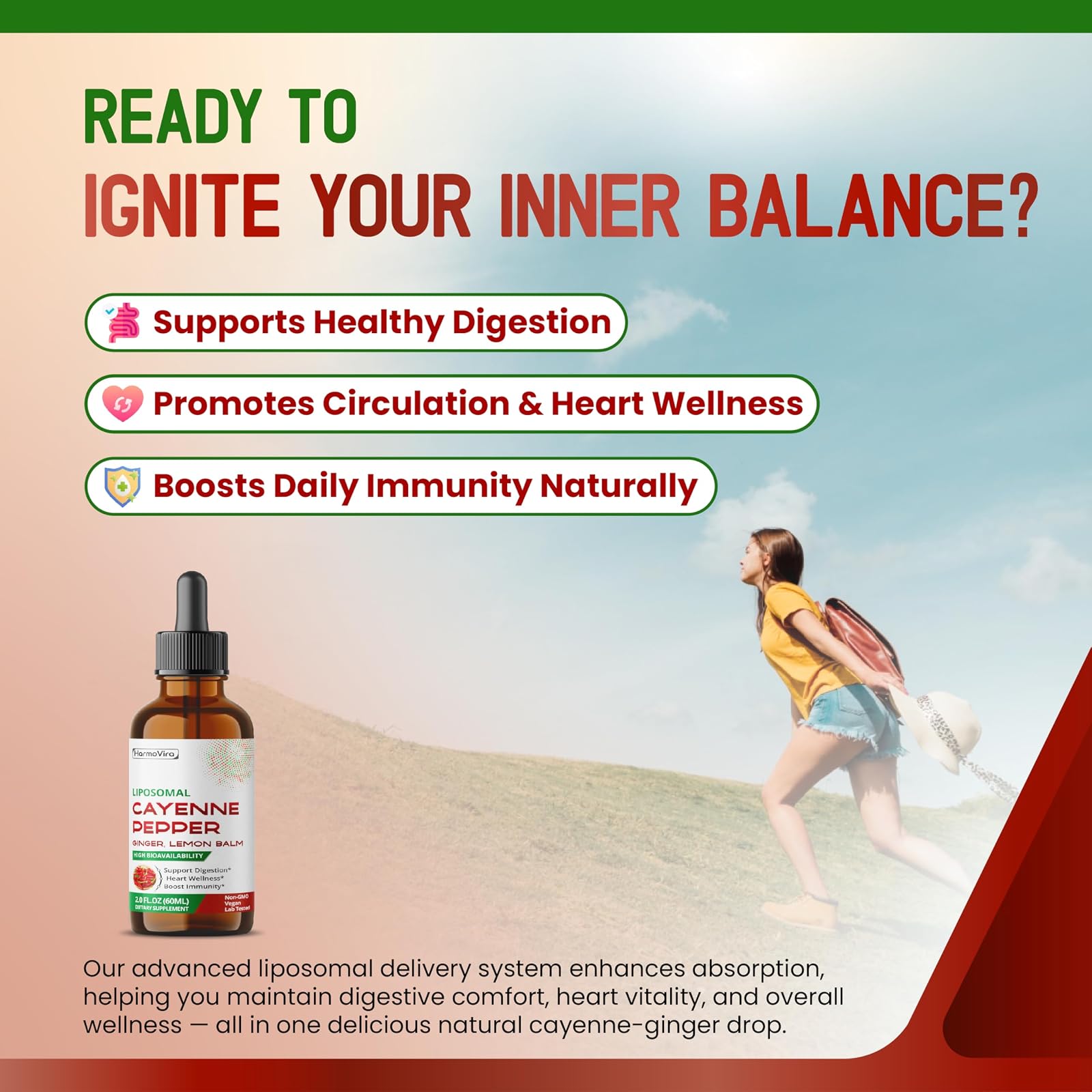 HarmoVira cayenne extract for wellness