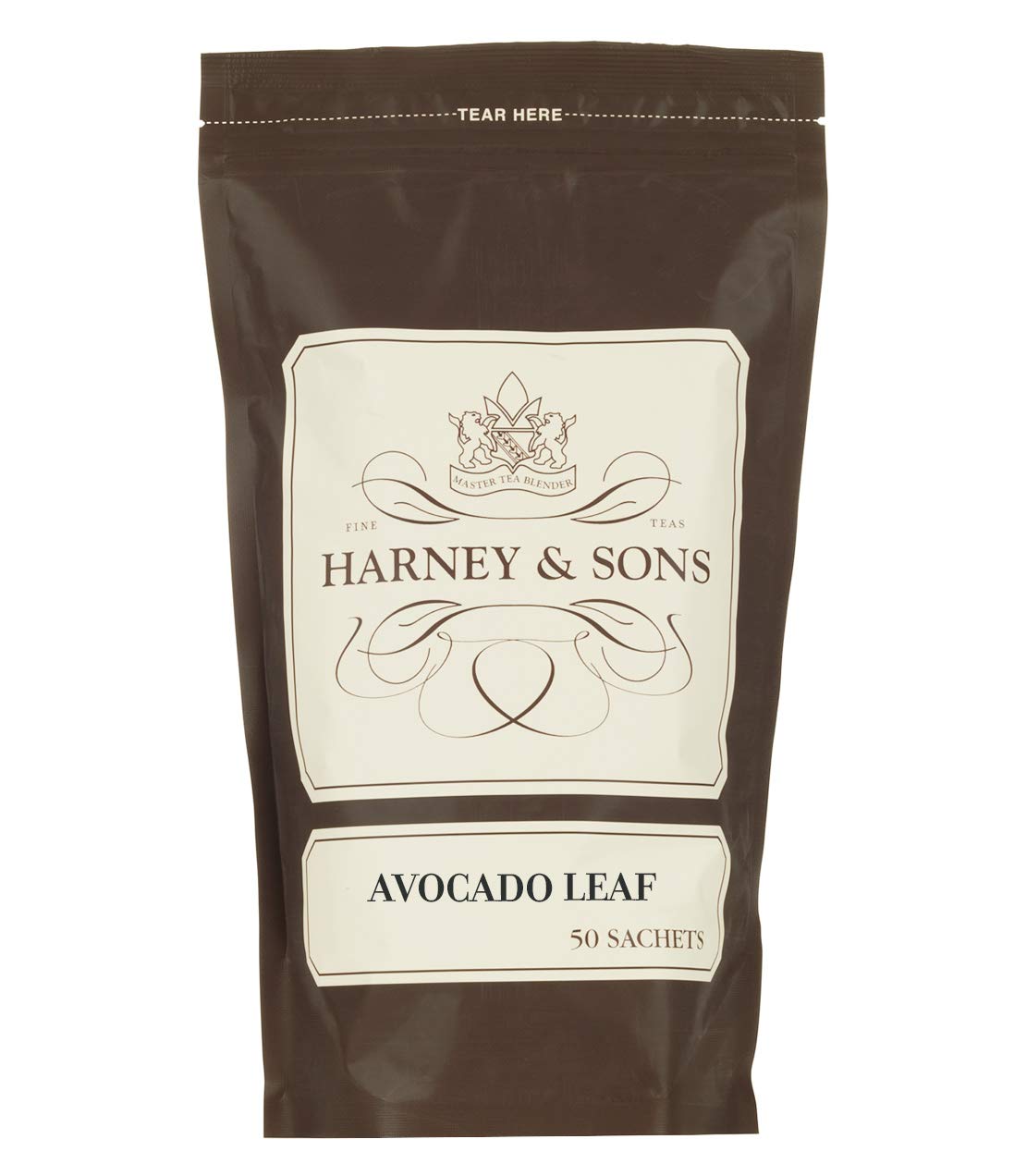 Harney & Sons avocado leaf herbal tea sachets