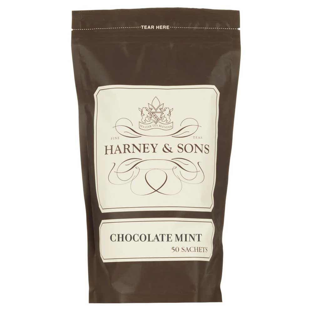 Harney & Sons chocolate mint herbal tea