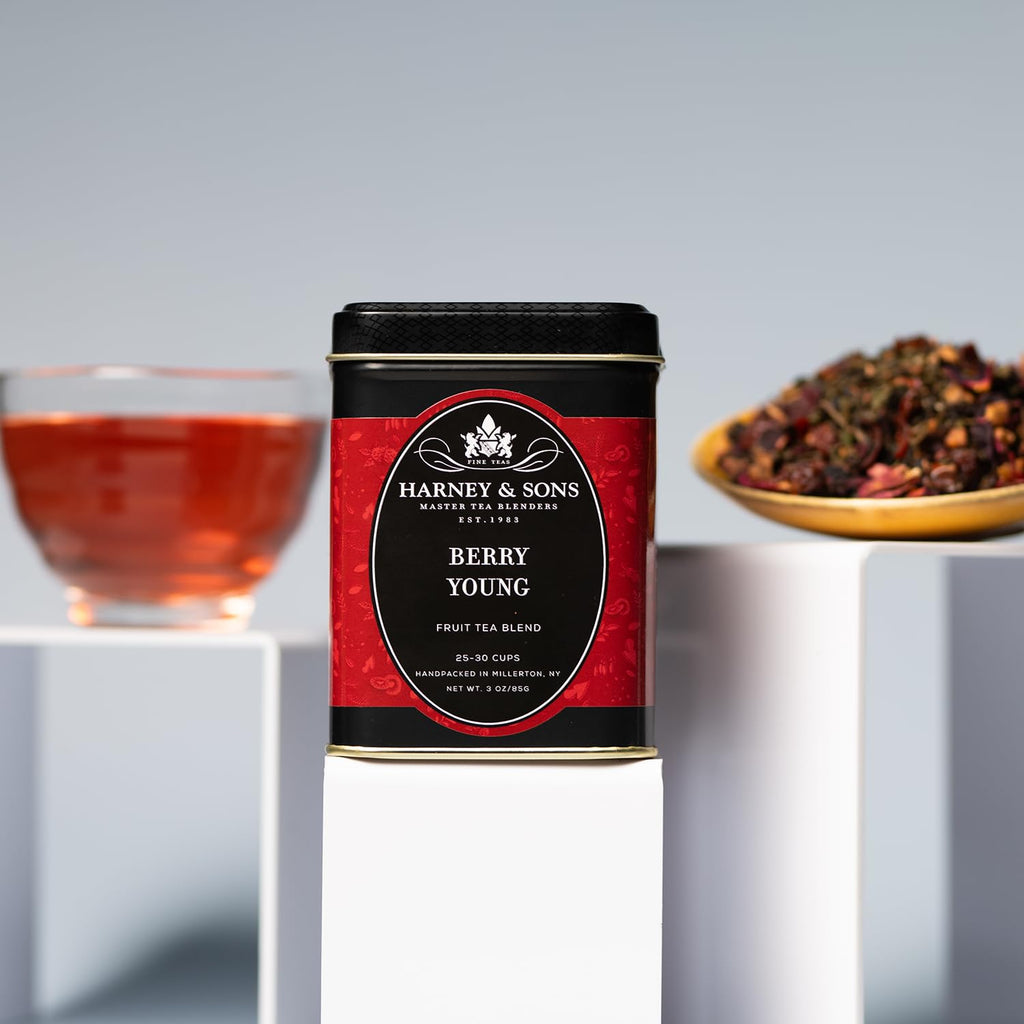 Harney & Sons herbal tea tin